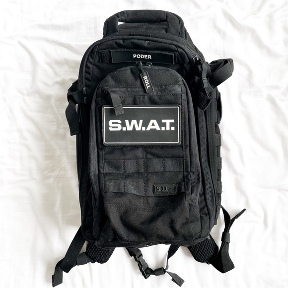 Bags | New Swat Tv Show Tactical Black Backpack | Poshmark